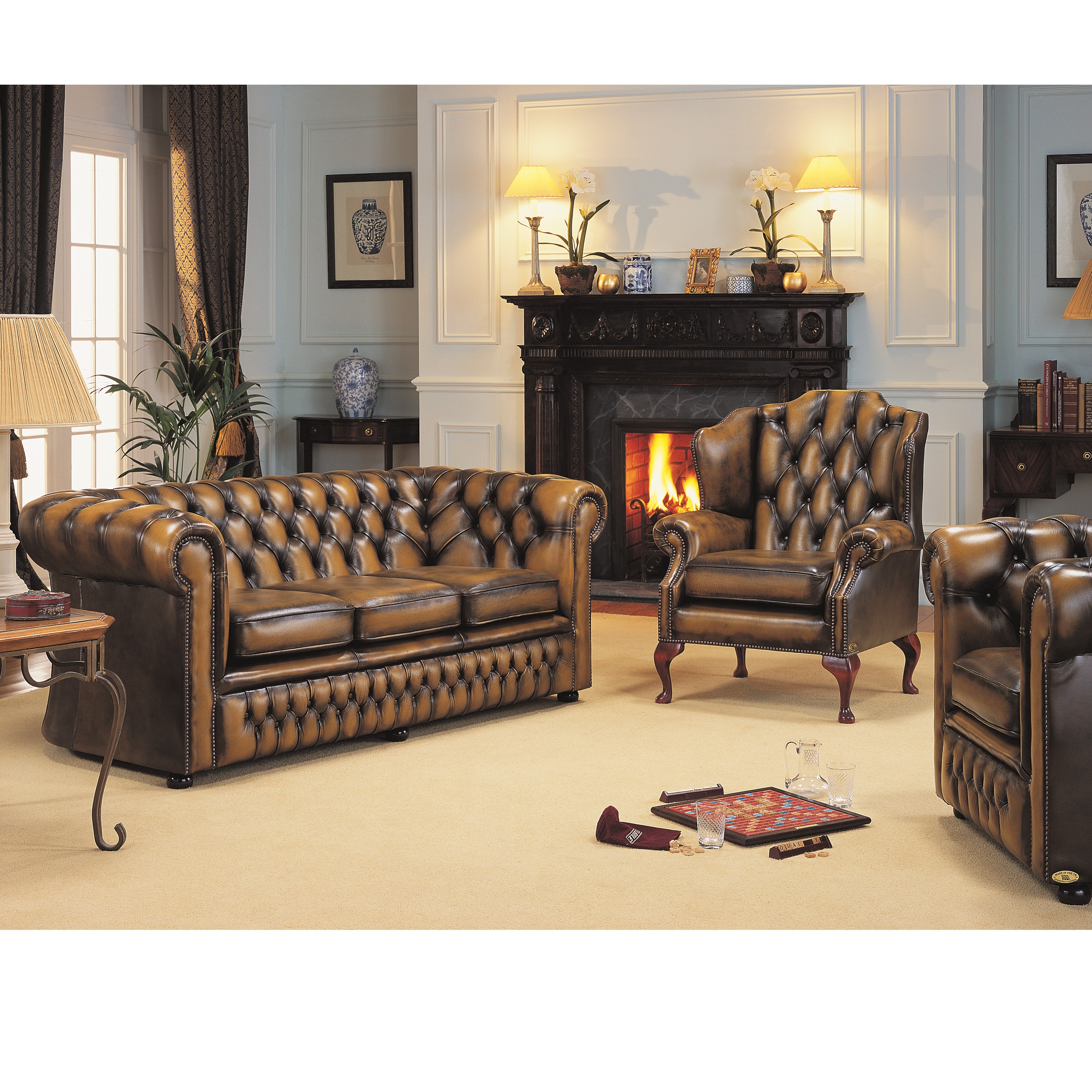 Burnley Chesterfield Sofa, Custom Builder | Springvale Furniture ...