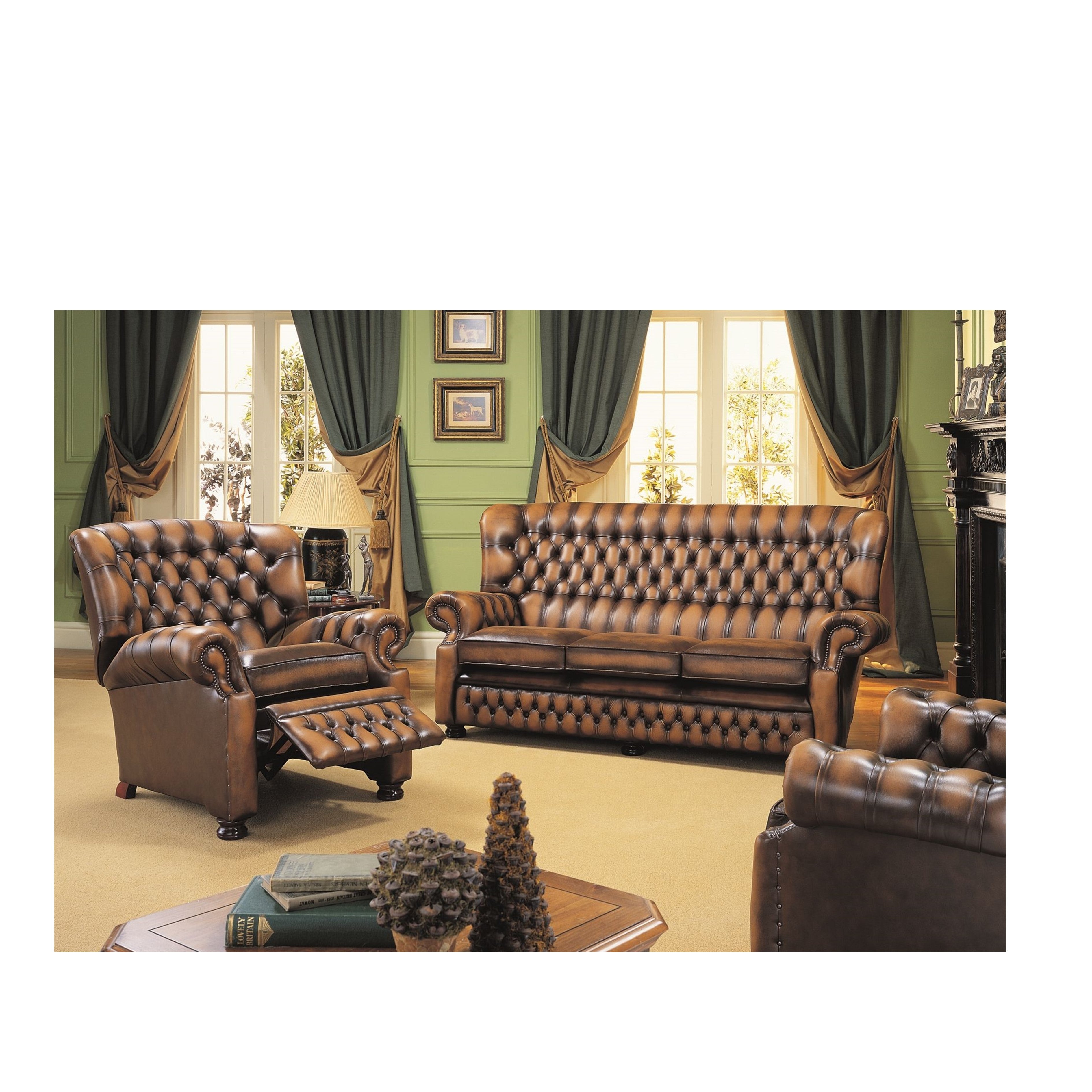 Woburn Chesterfield Sofa, Custom Builder | Springvale Furniture ...