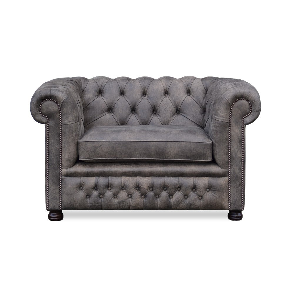 Burnley Chesterfield Snuggle Chair, Custom Builder | Springvale ...